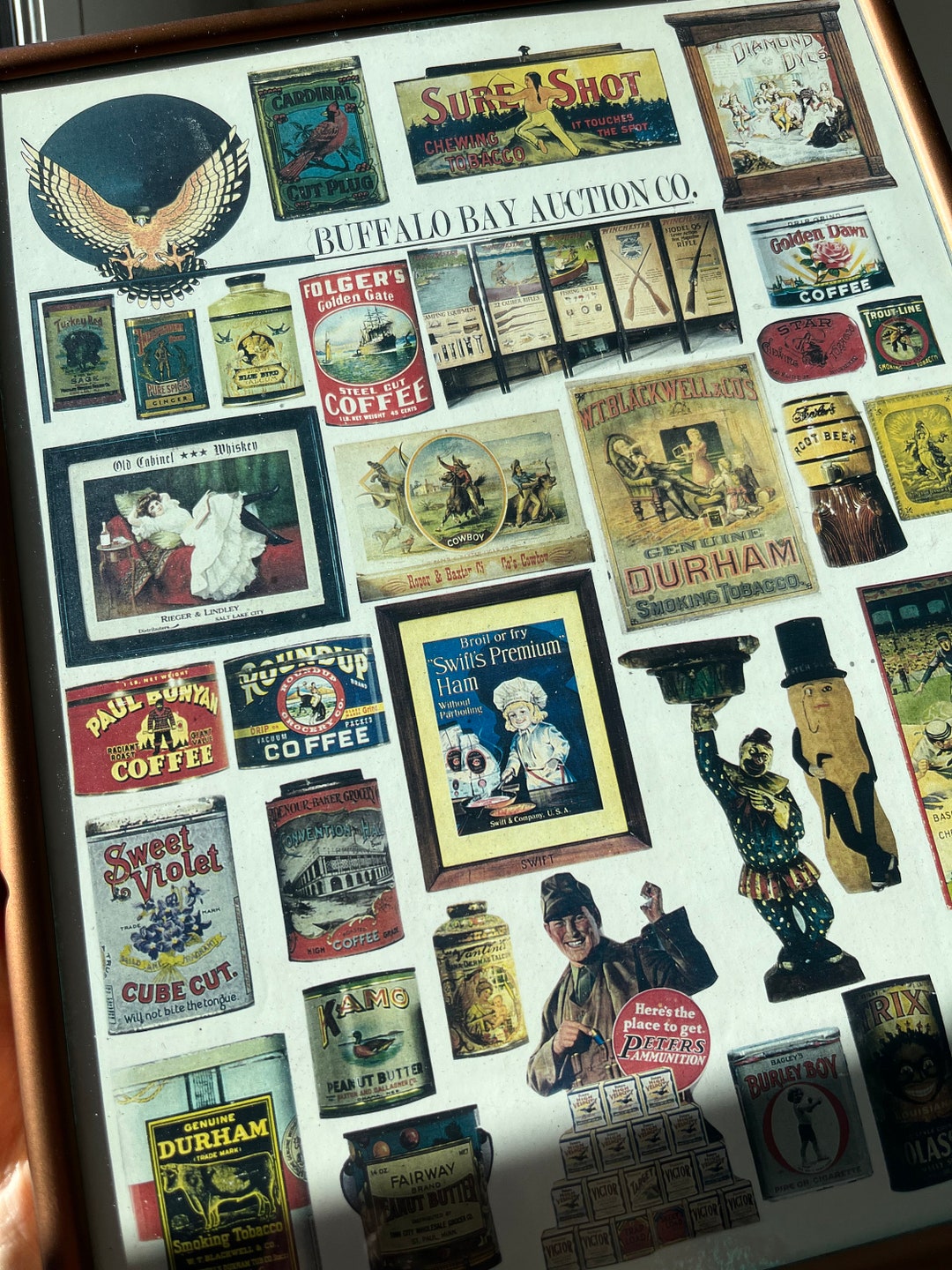 Vintage Trade Cards Collage - Etsy