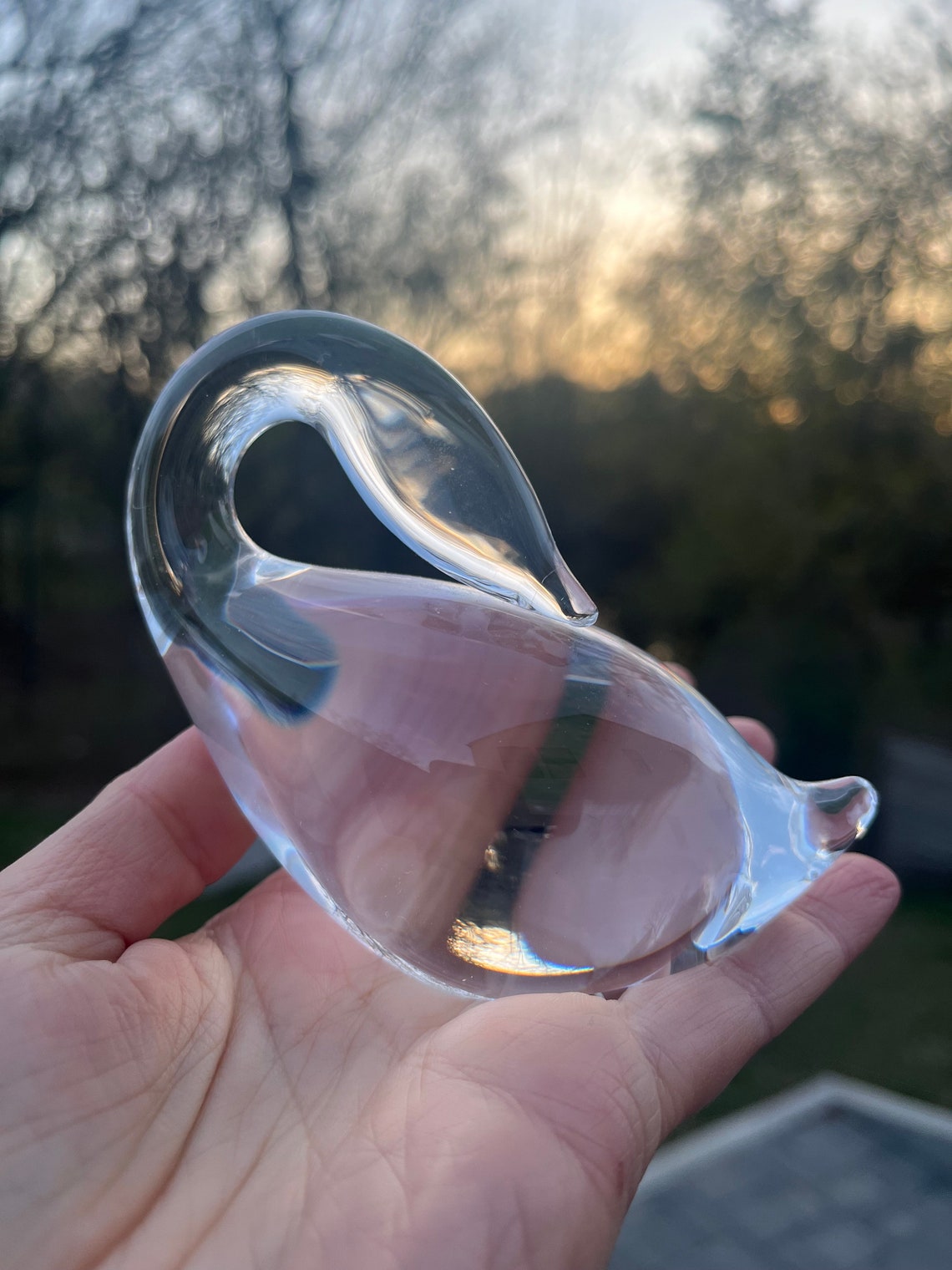 Vintage Rare Steuben Crystal Glass Goose - Etsy