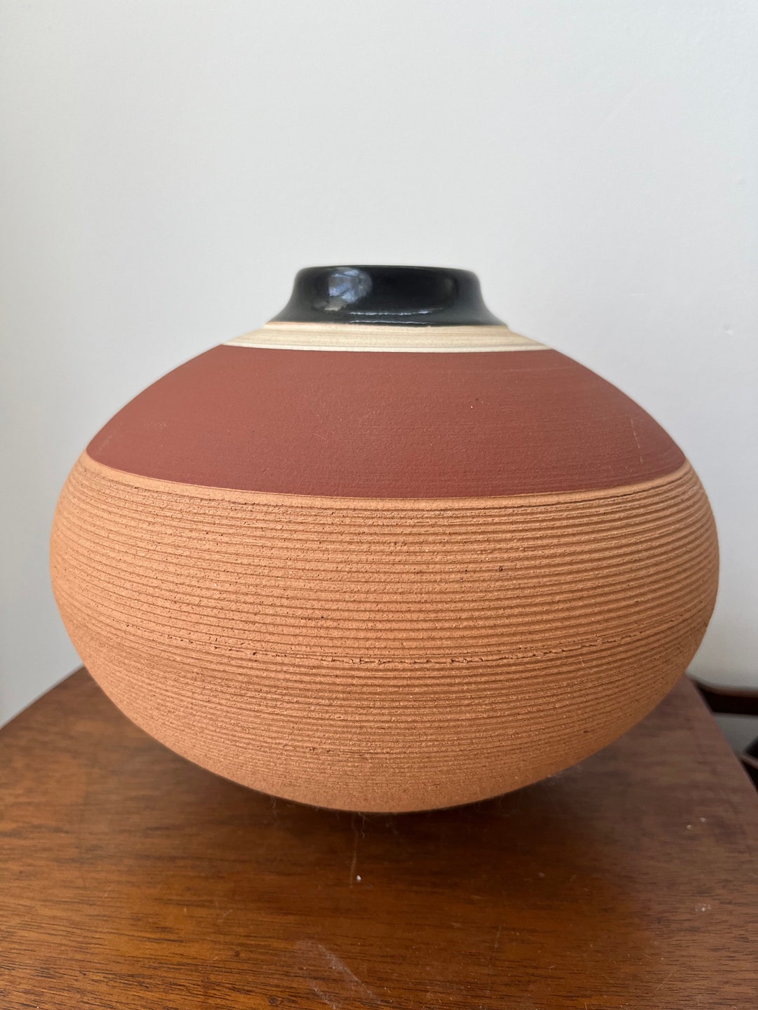 Vintage Renee Margolin Pottery Vase - Etsy