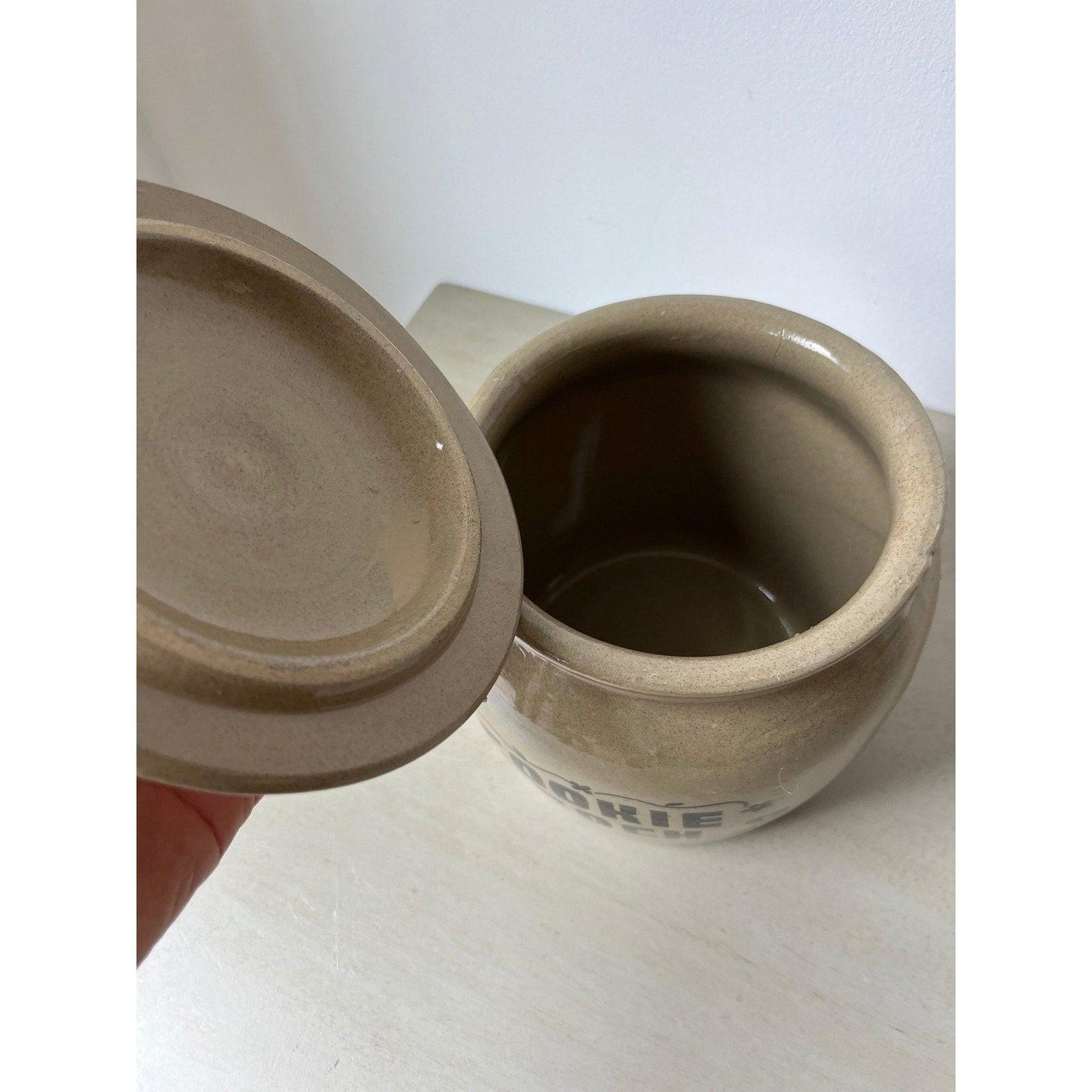 Large Vintage Stoneware Cookie Crock Made by Moira of England - Etsy