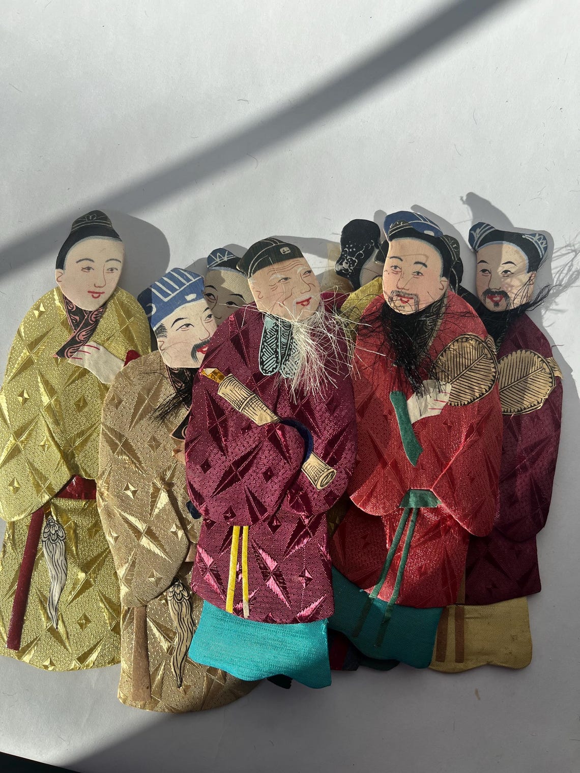 Vintage Paper Silk Handmade Oriental Figurines - Etsy