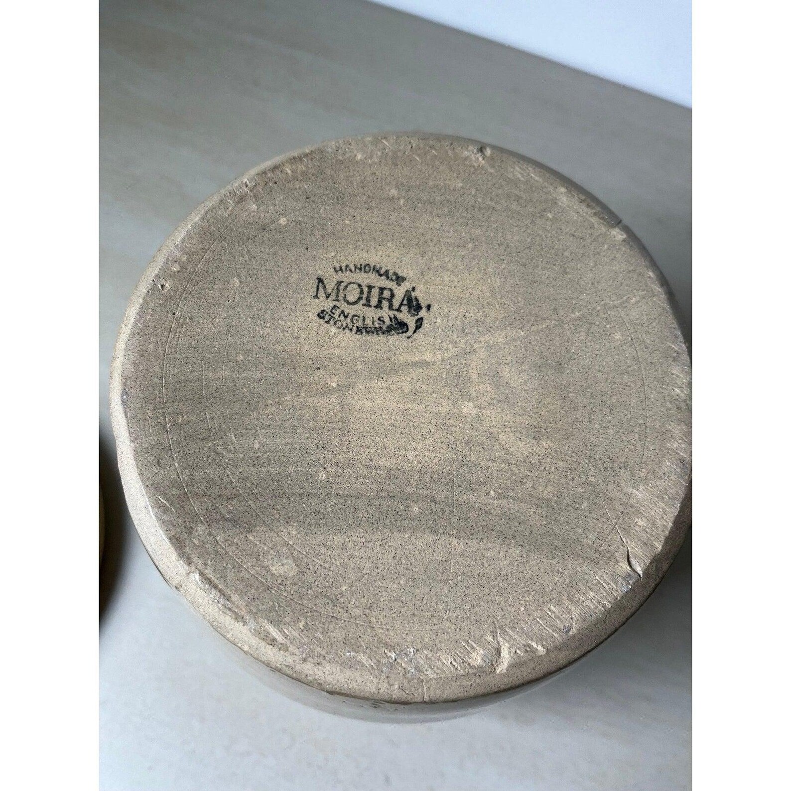 Large Vintage Stoneware Cookie Crock Made by Moira of England - Etsy