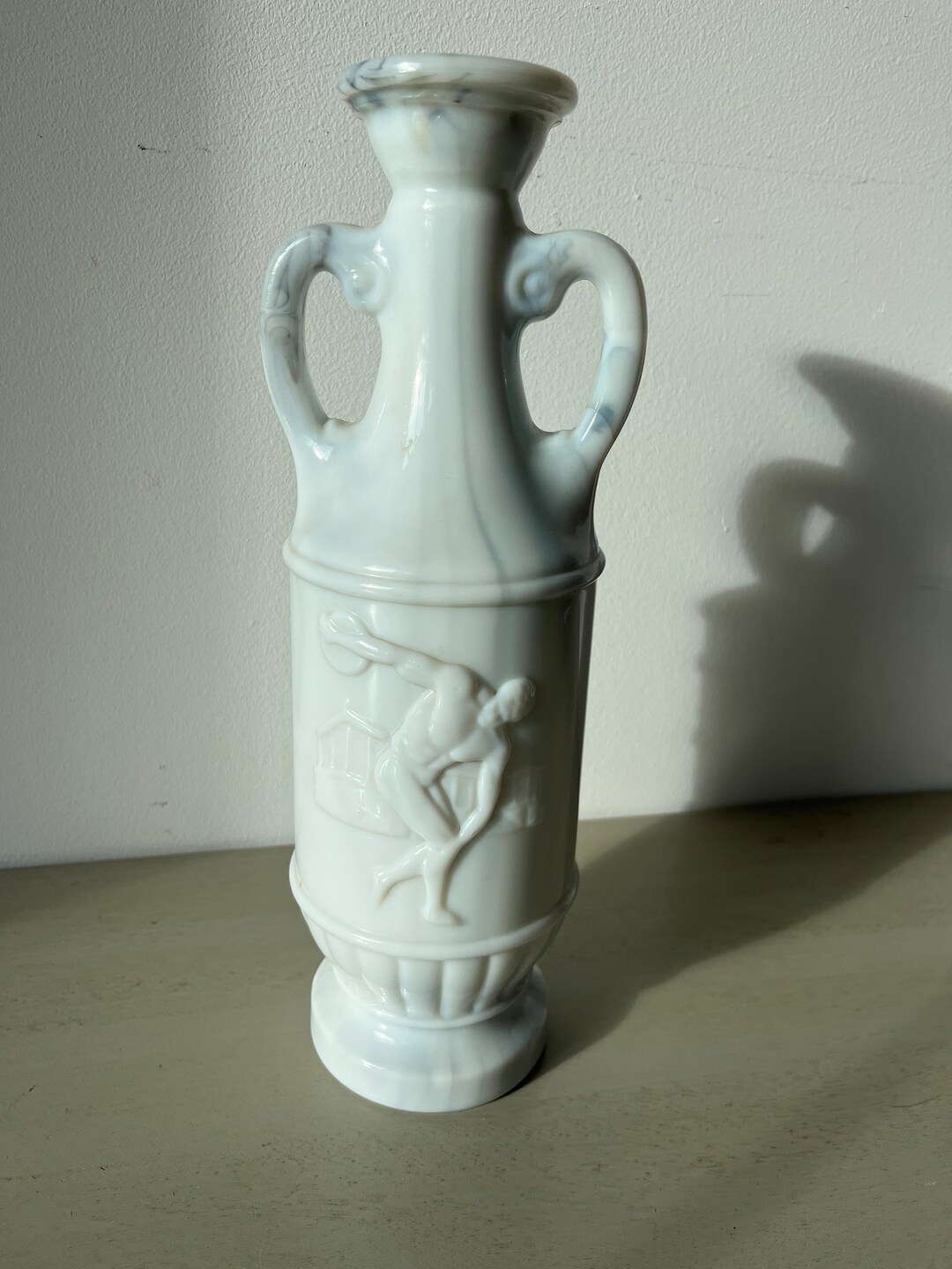 1971 Vintage Jim Beam Olympic Discus Thrower Faux Marble Decanter - Etsy