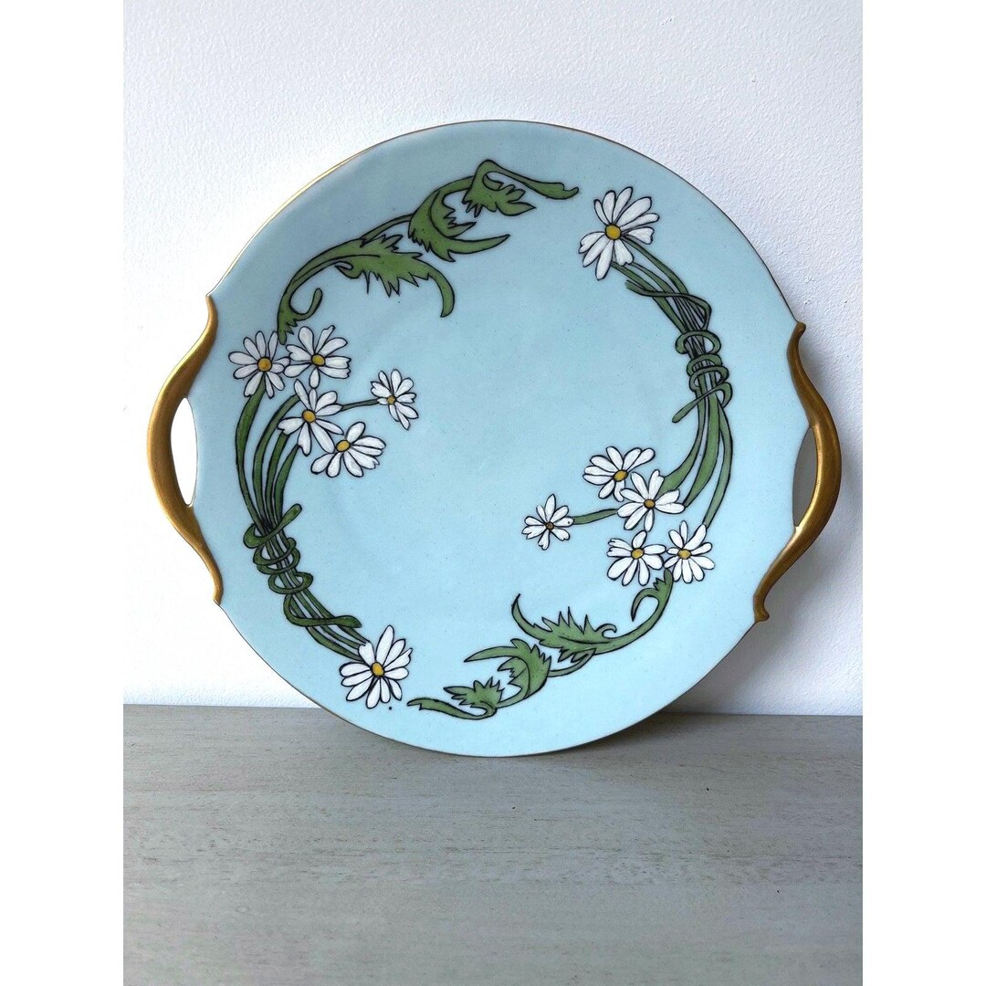 Antique Hand-painted Plate - Etsy