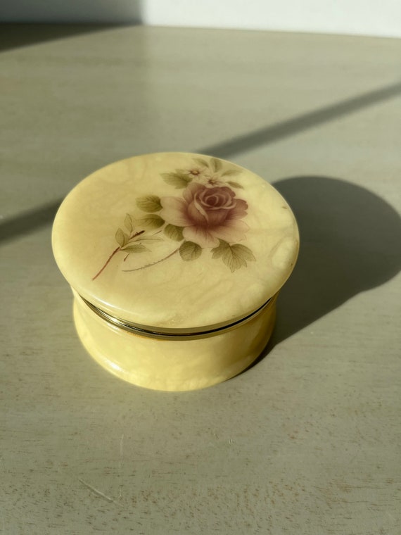 genuine alabaster jewelry box - Gem