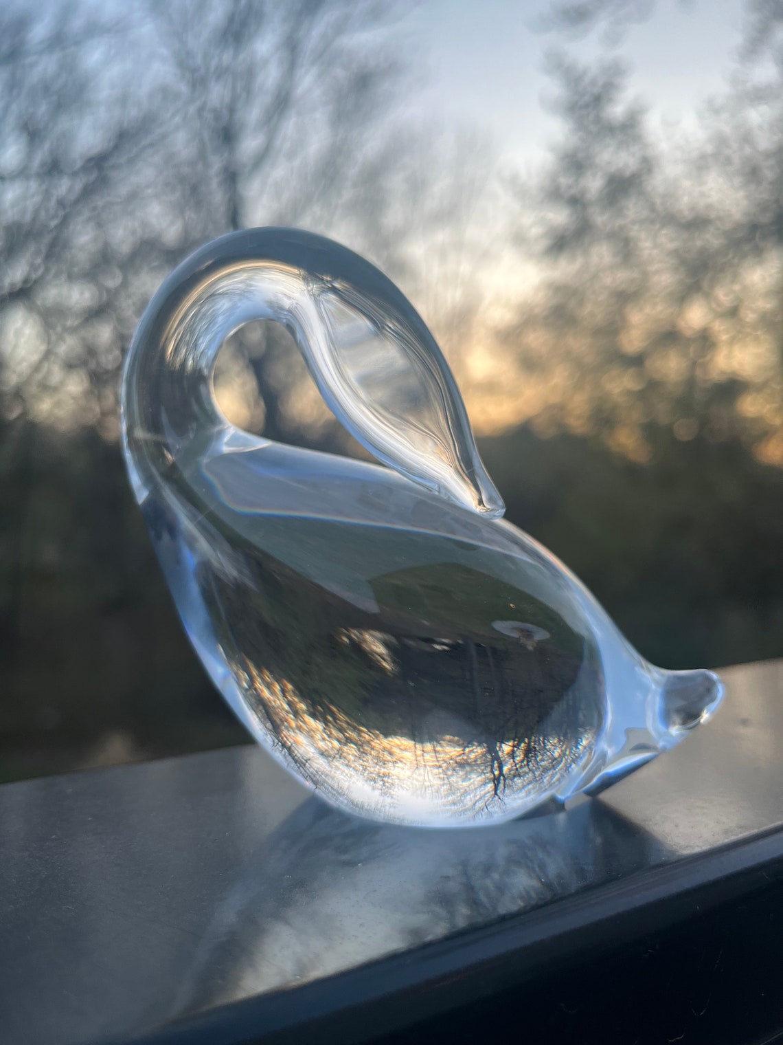 Vintage Rare Steuben Crystal Glass Goose - Etsy