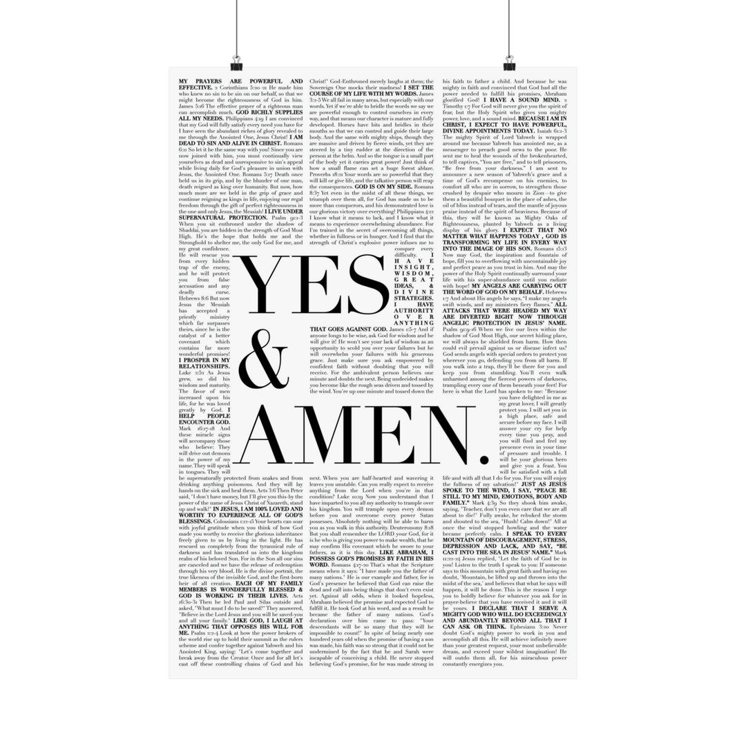 Poster With God's Word and Promises - Etsy