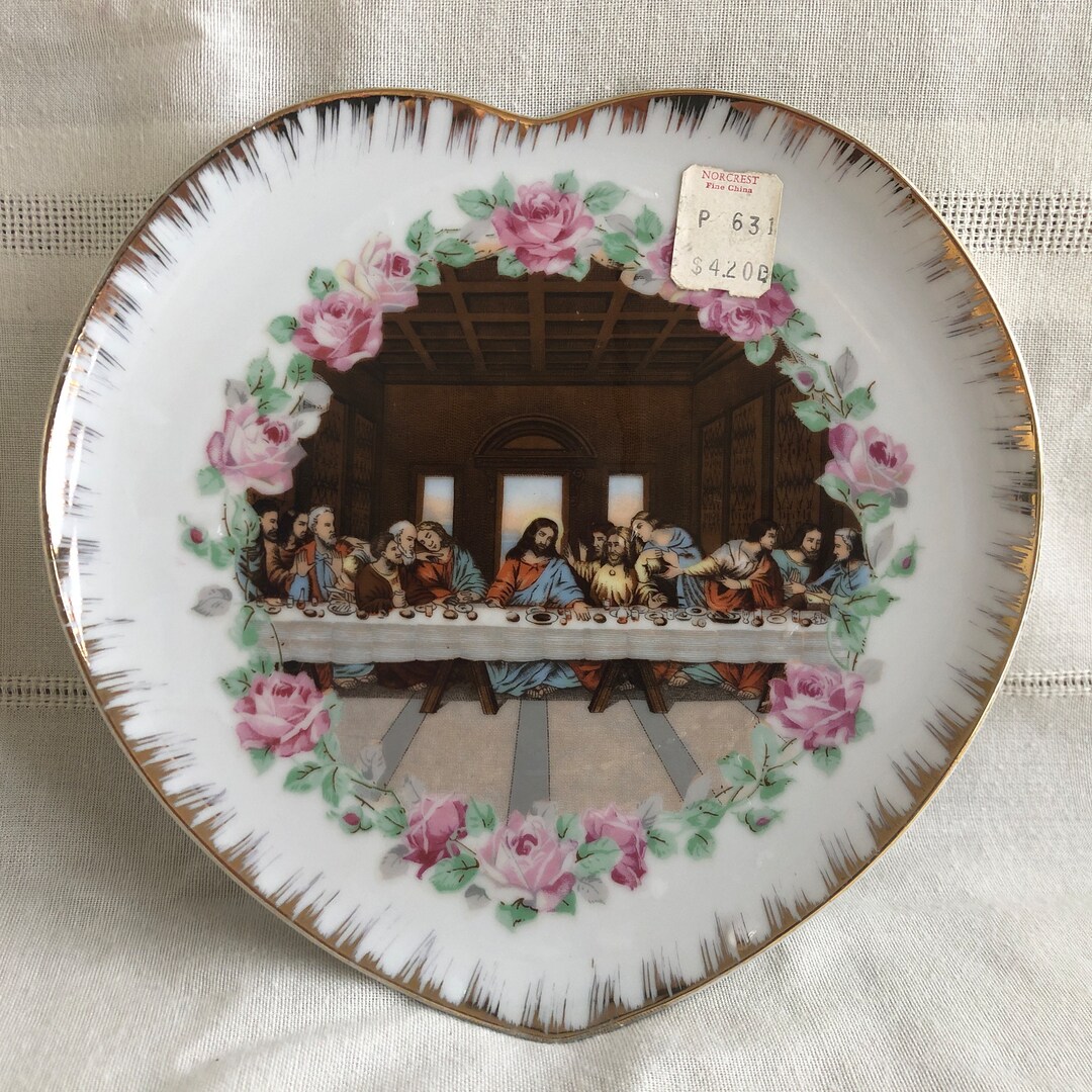 Religious Gift for Her, NORCREST Porcelain Last Supper Plate ...