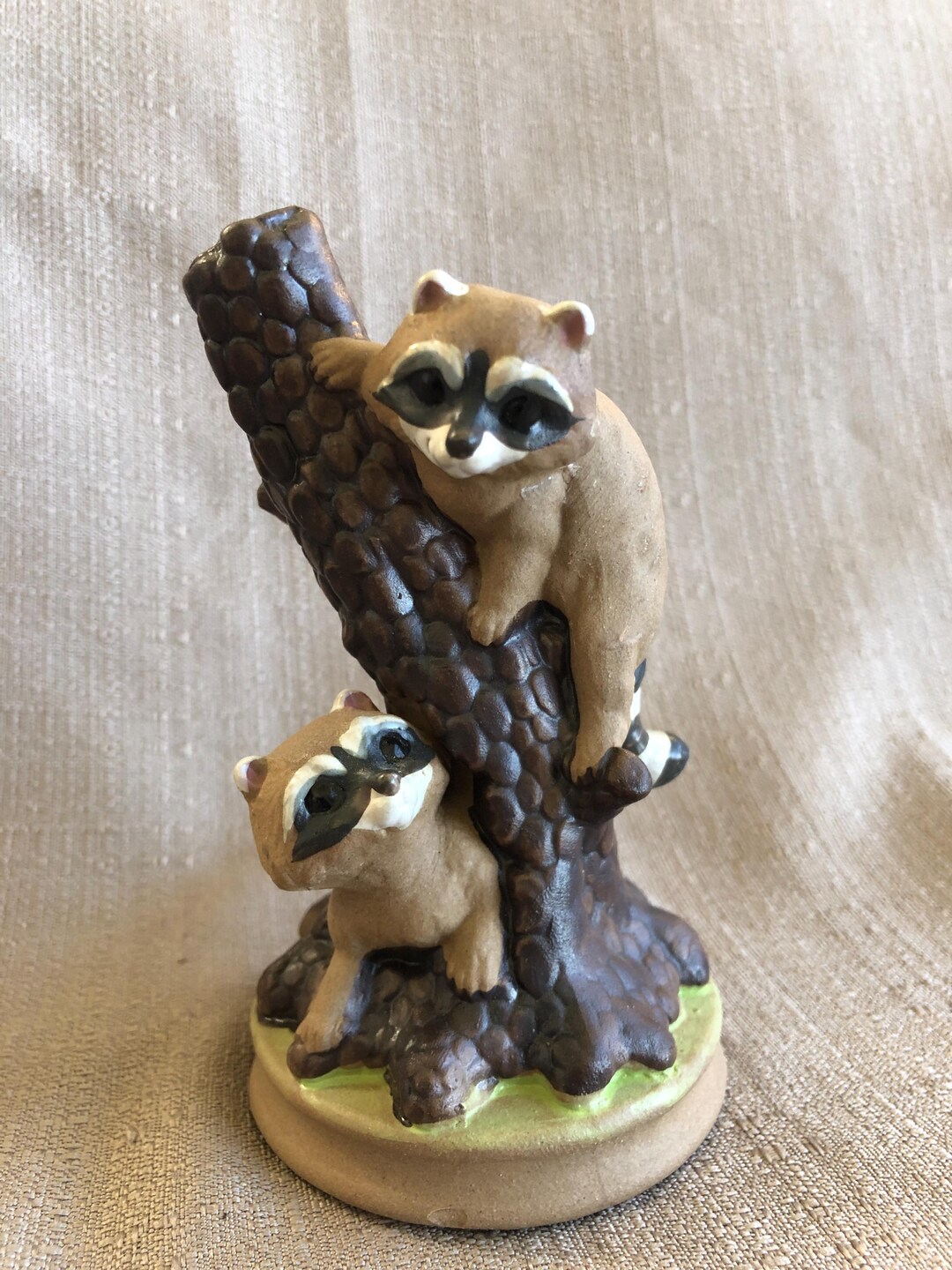 Vintage Ceramic Raccoon Figurine, MINT Condition, MCM Porcelain ...