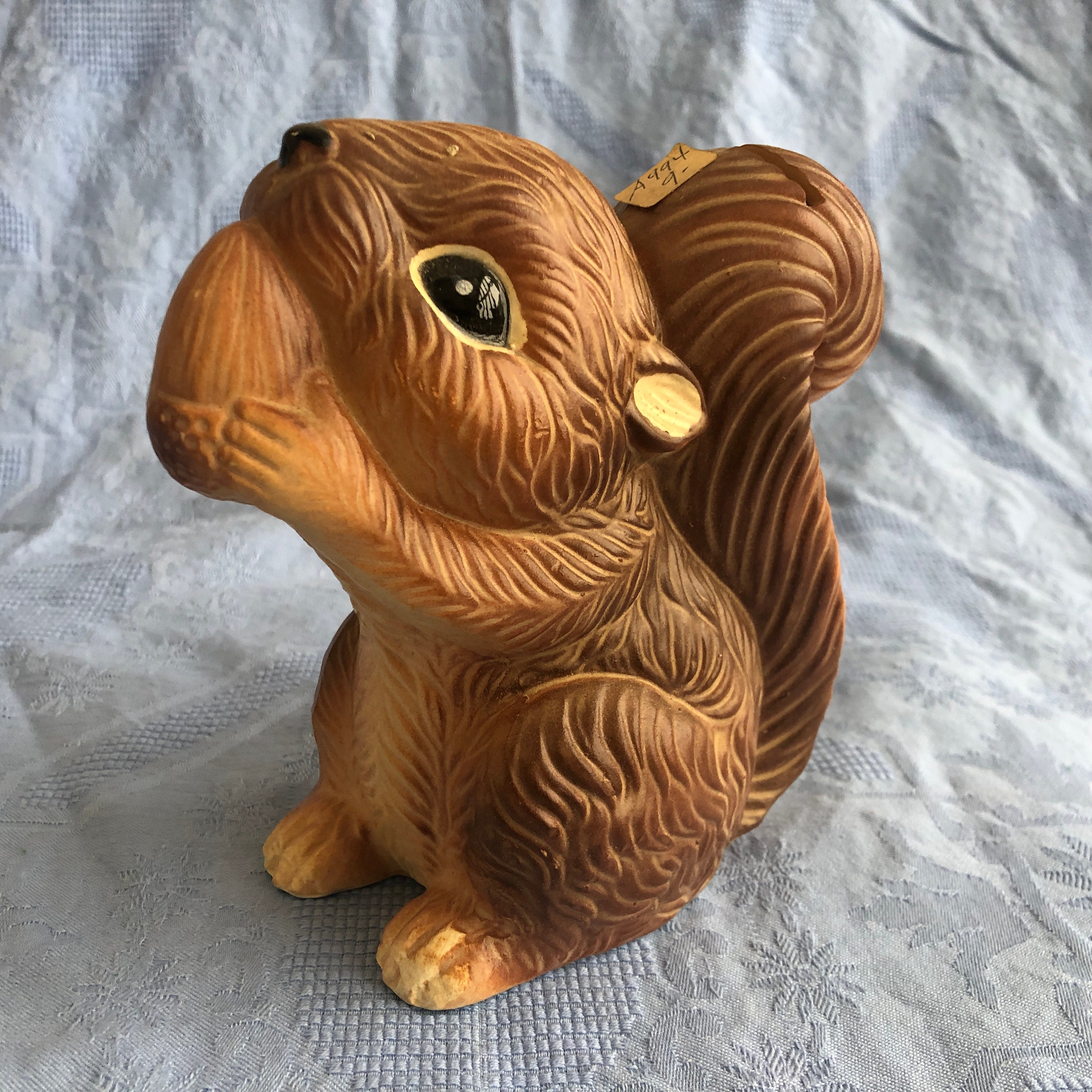 LARGE Vintage Squirrel COIN Bank, 1950-60s Ceramic Money Bank, Kitschy ...
