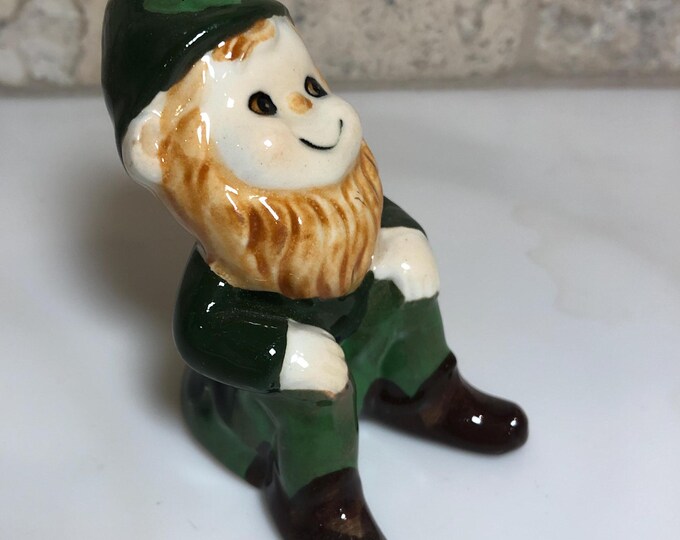 Irish Green Elf Pixie Leprechaun Vintage, MINT CONDITION, St. Patrick's ...