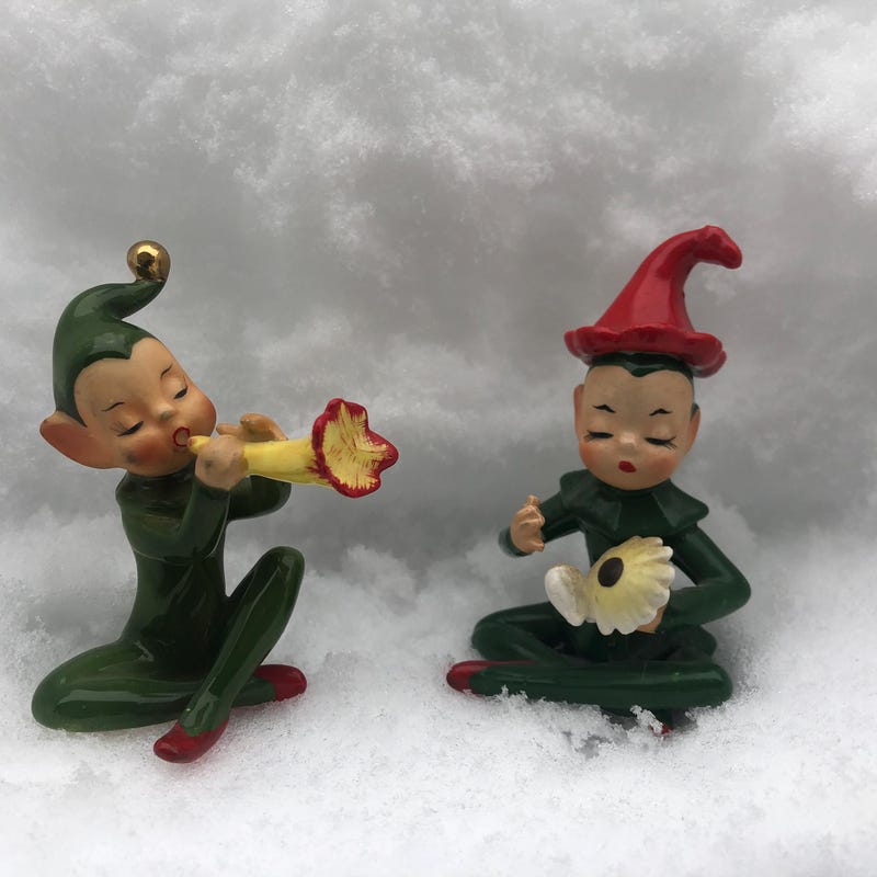 Ceramic Pixie Elf Elves - Etsy