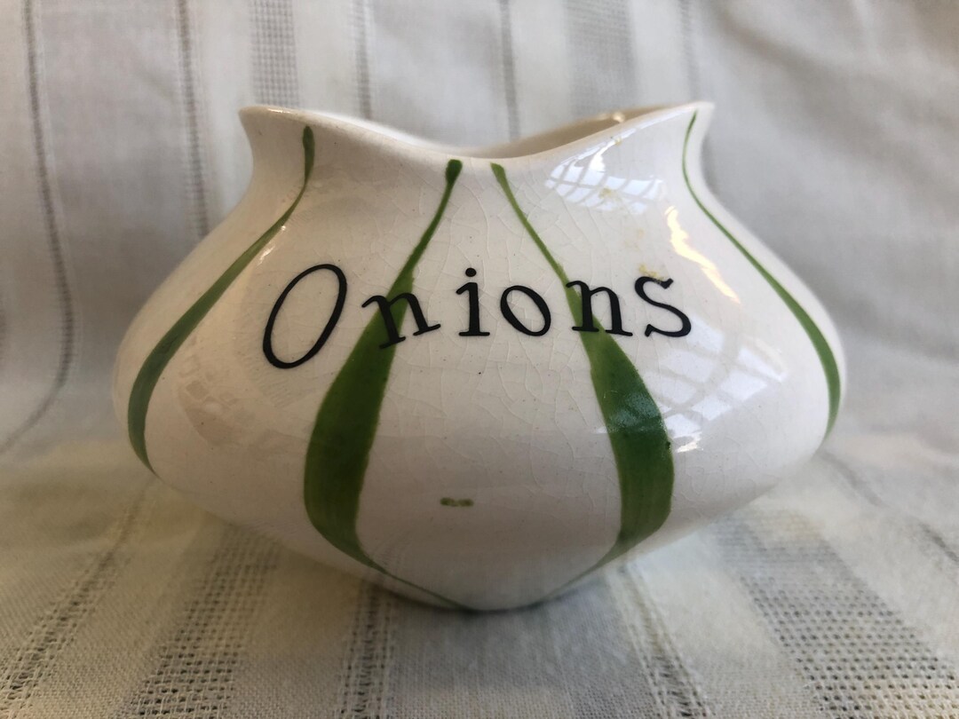 Rare 1958 HOLT HOWARD Pixieware Onions Container Jar, Vintage Ceramic ...