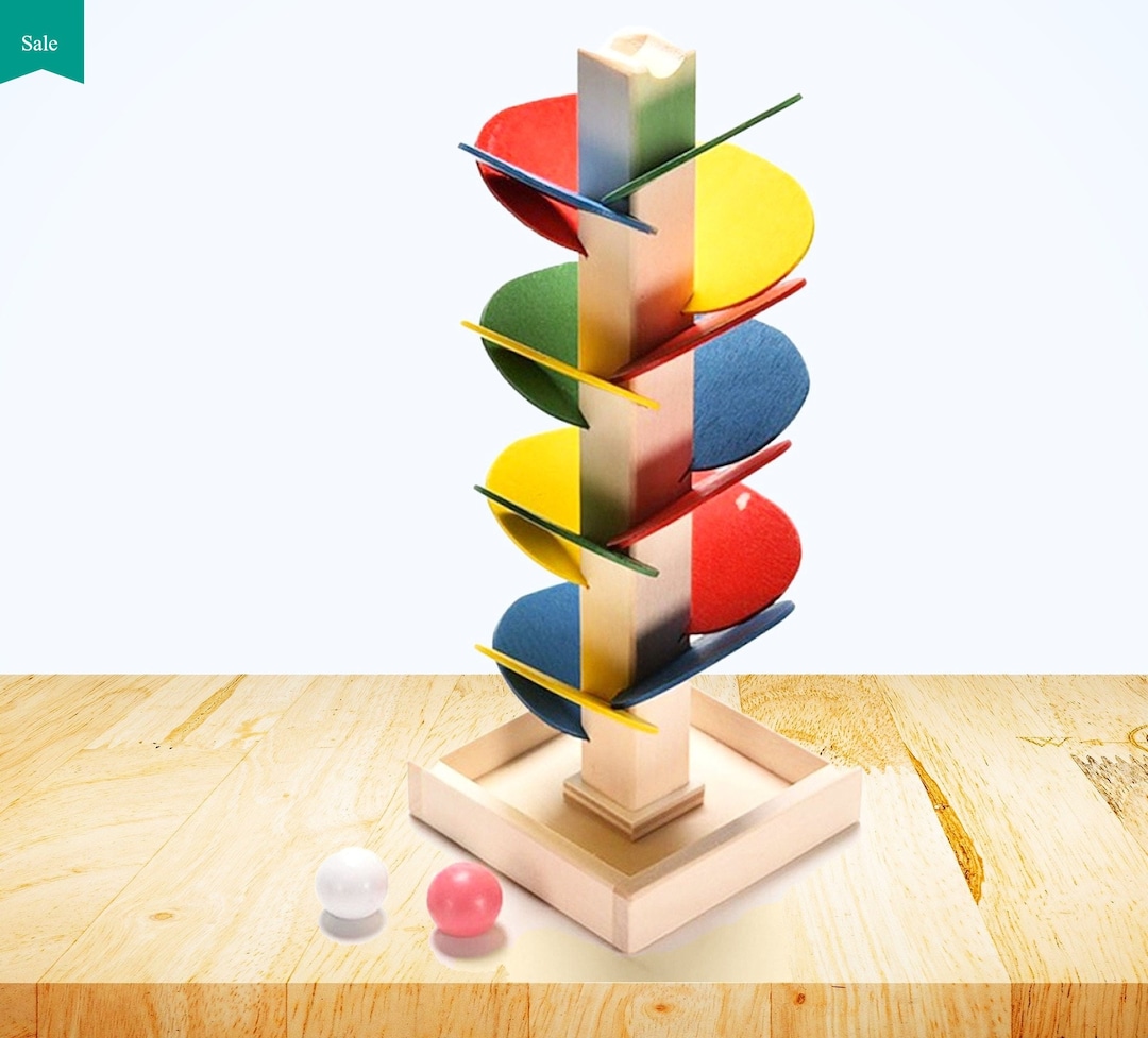 Wooden Rainbow Musical Tree Marble Tree Wooden Toddler Toy - Etsy