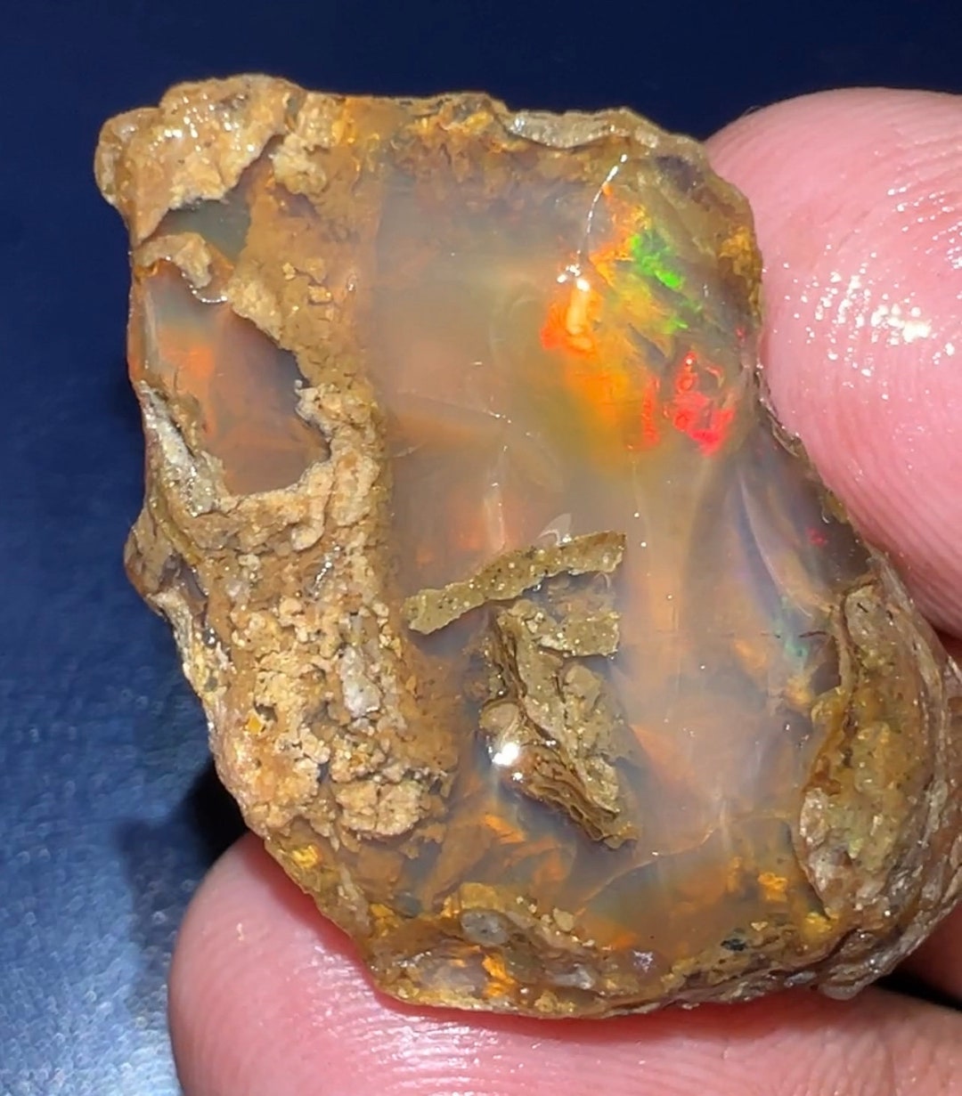 Ethiopian Opal Opal Gemstone Opal Raw Stone Loose Stone, Electric Fire ...