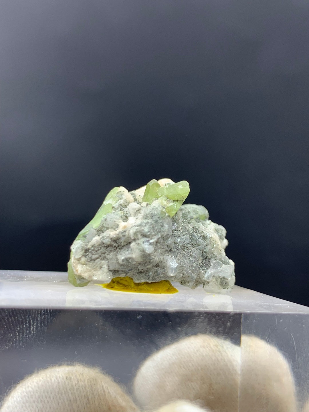 Natural Green Sphene Terminated Crystal Specimen Sphene - Etsy