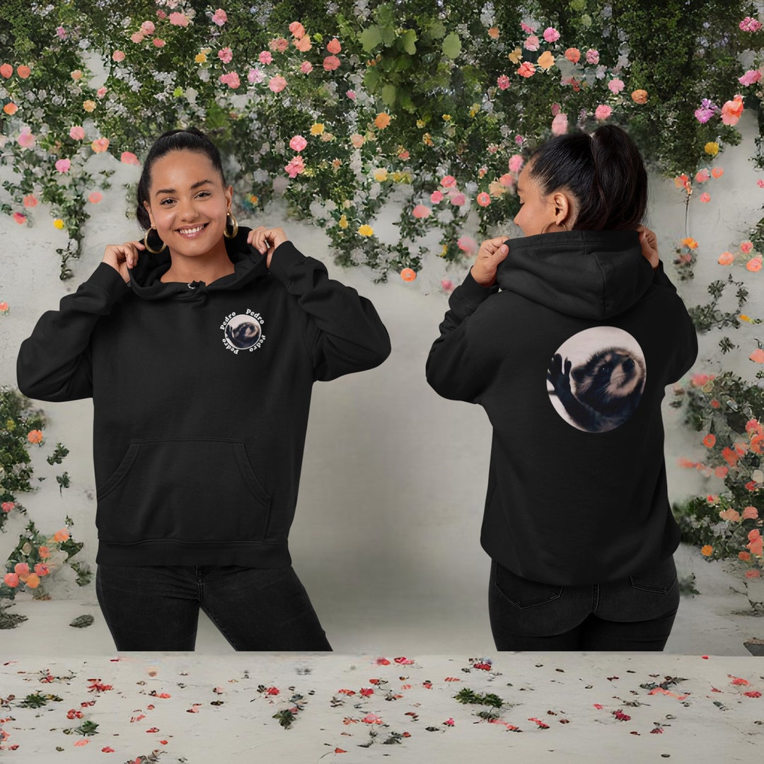 Pedro Raccoon Hoodie | Pedro Pedro Dancing Raccoon Hoodie | Funny ...