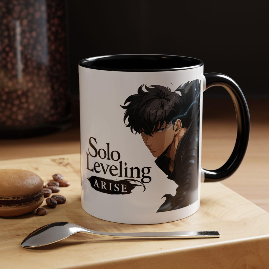 Solo Leveling Inspired Coffee Mug Jin-woo Sung Coffee Cup, Anime Hunter ...
