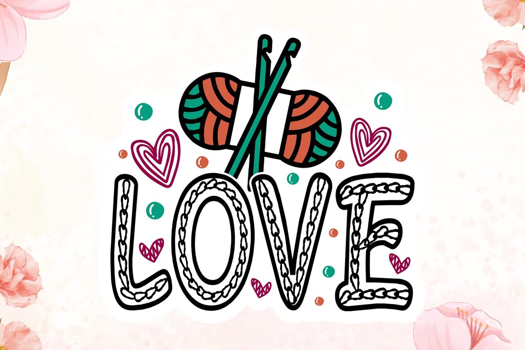 Knitting Stickers,knitting Sticker Pack, Artsy Arthurs, Love Knitting ...