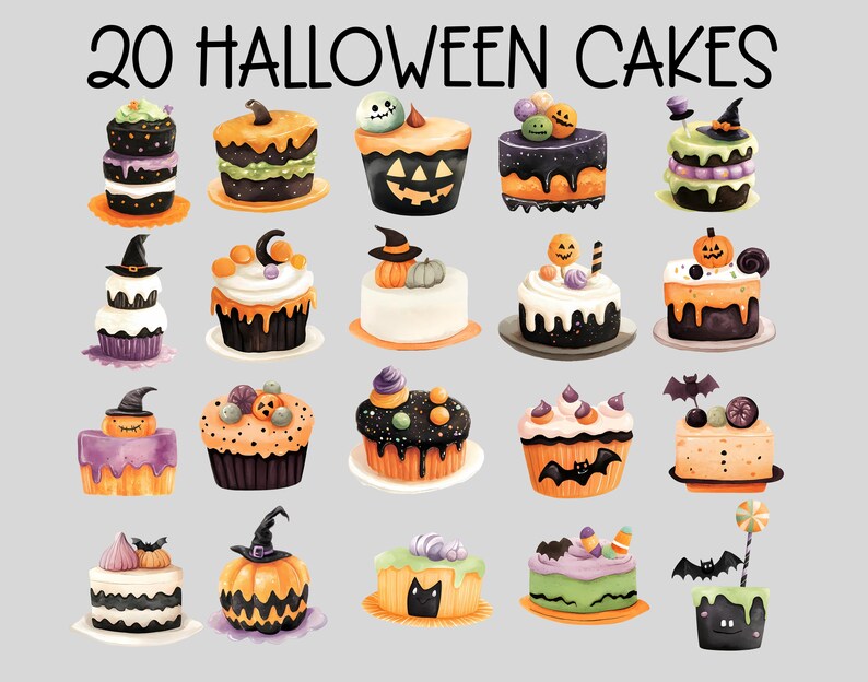Halloween Treats Png | Halloween Cakes | Spooky Drinks | Halloween Cake ...