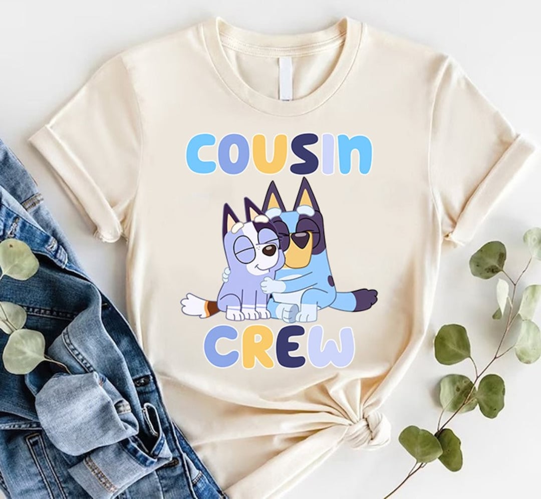 Bluey Cousin Crew Shirt Bluey Dog Shirt Bluey Bingo Shirt Bluey Family Shirts Bluey Birthday ...
