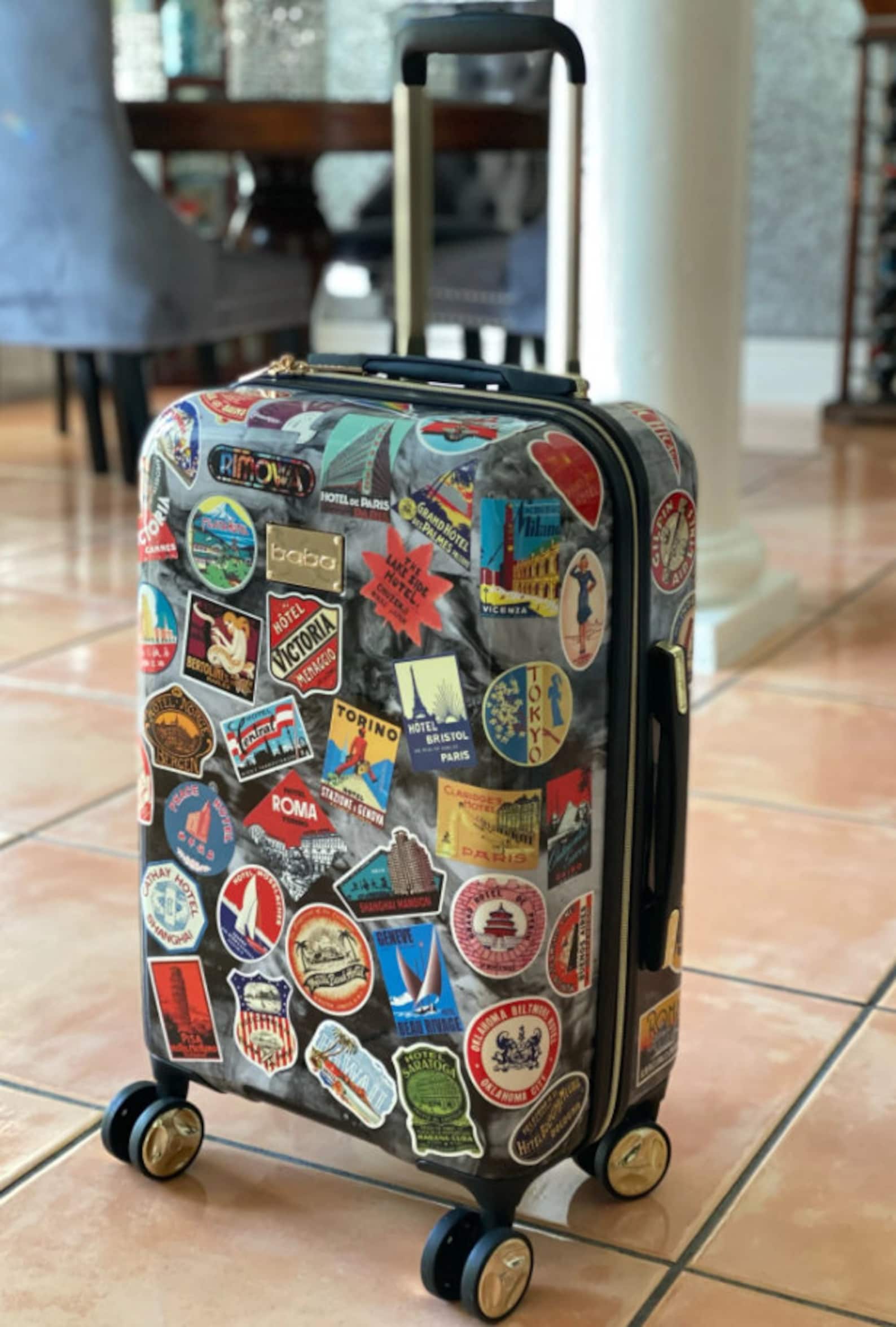 56pcs Rimowa Travel Retro Stickers Pack International Hotel Tide ...