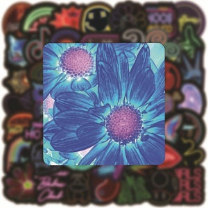 50pcs Neon Light Graffiti Stickers Diy Cartoon Cool Street Style ...