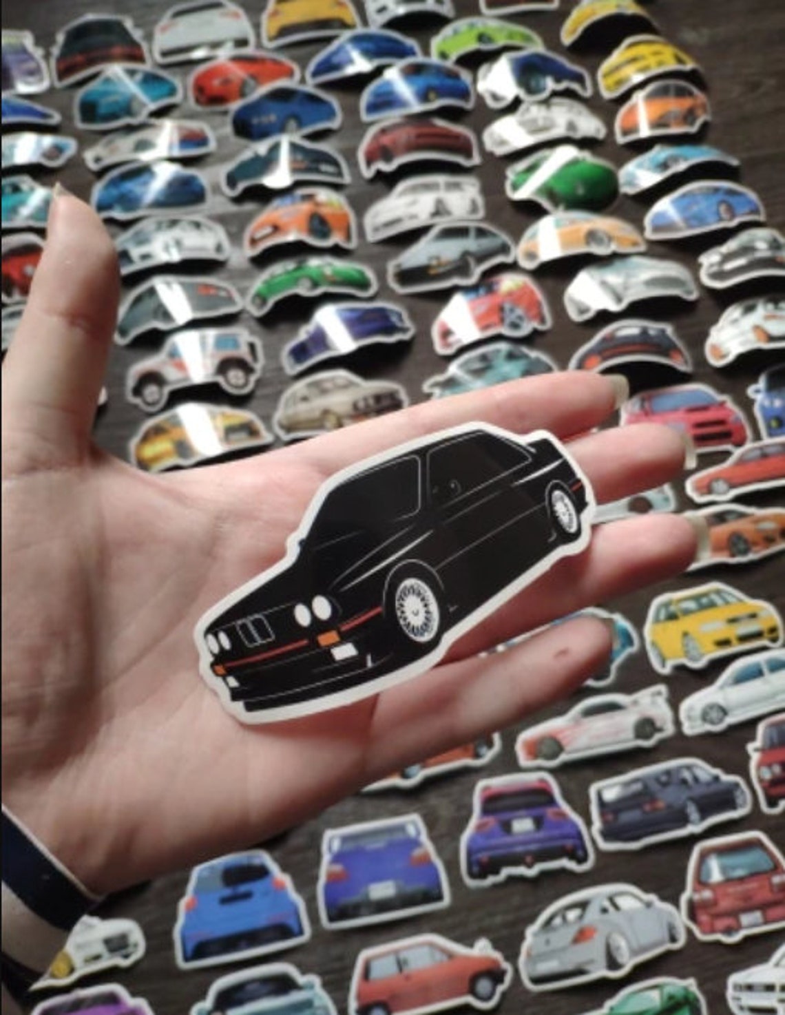 50pcs Racing Cars Stickers Pack Graffiti Cartoon Colorful Cool - Etsy