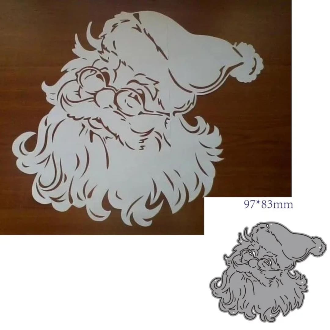 Christmas Santa Claus Metal Cutting Dies Scrapbook Card Paper Craft ...