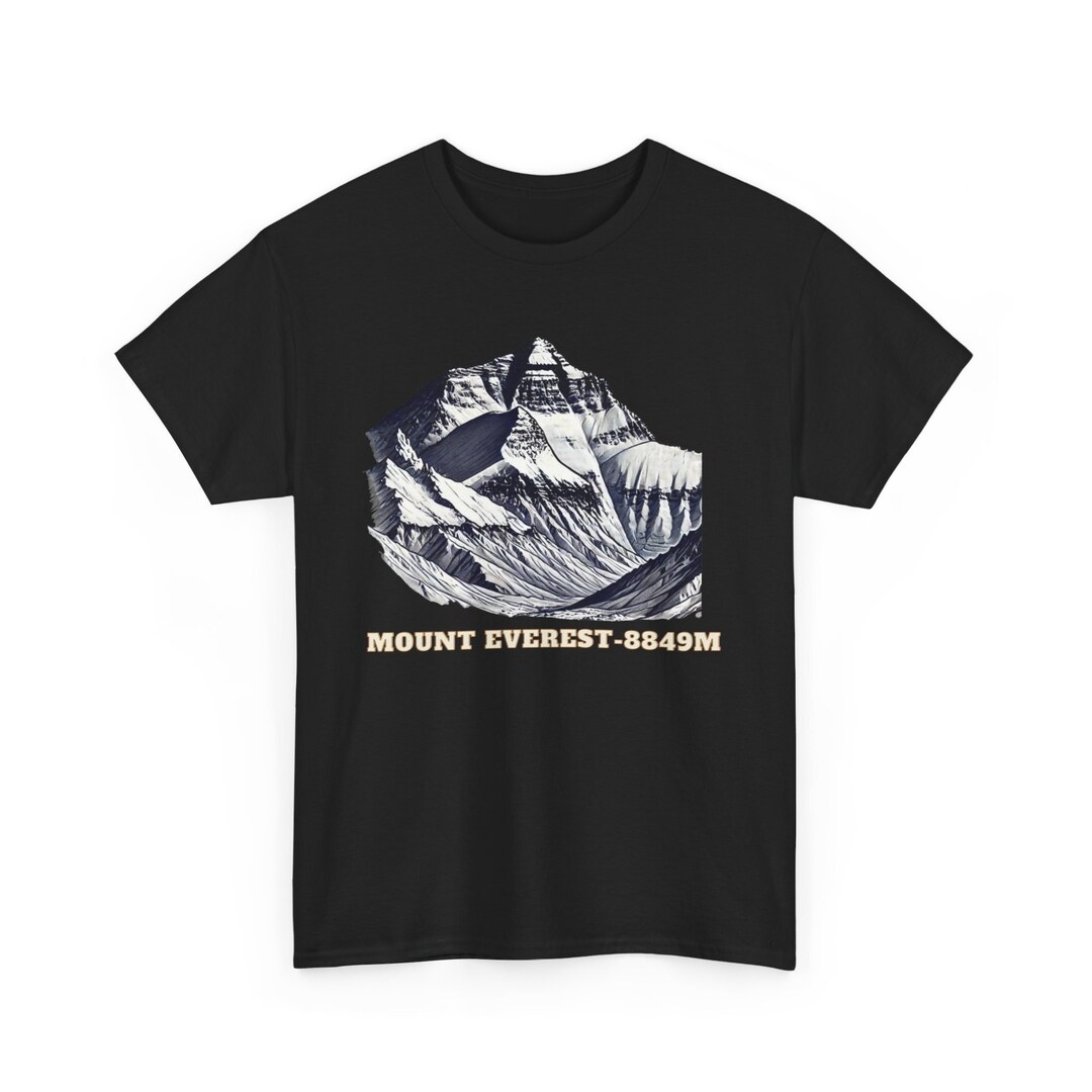 Mount Everest Graphic T Shirt, Mount Everest Summit Shirt, Mountaineers ...