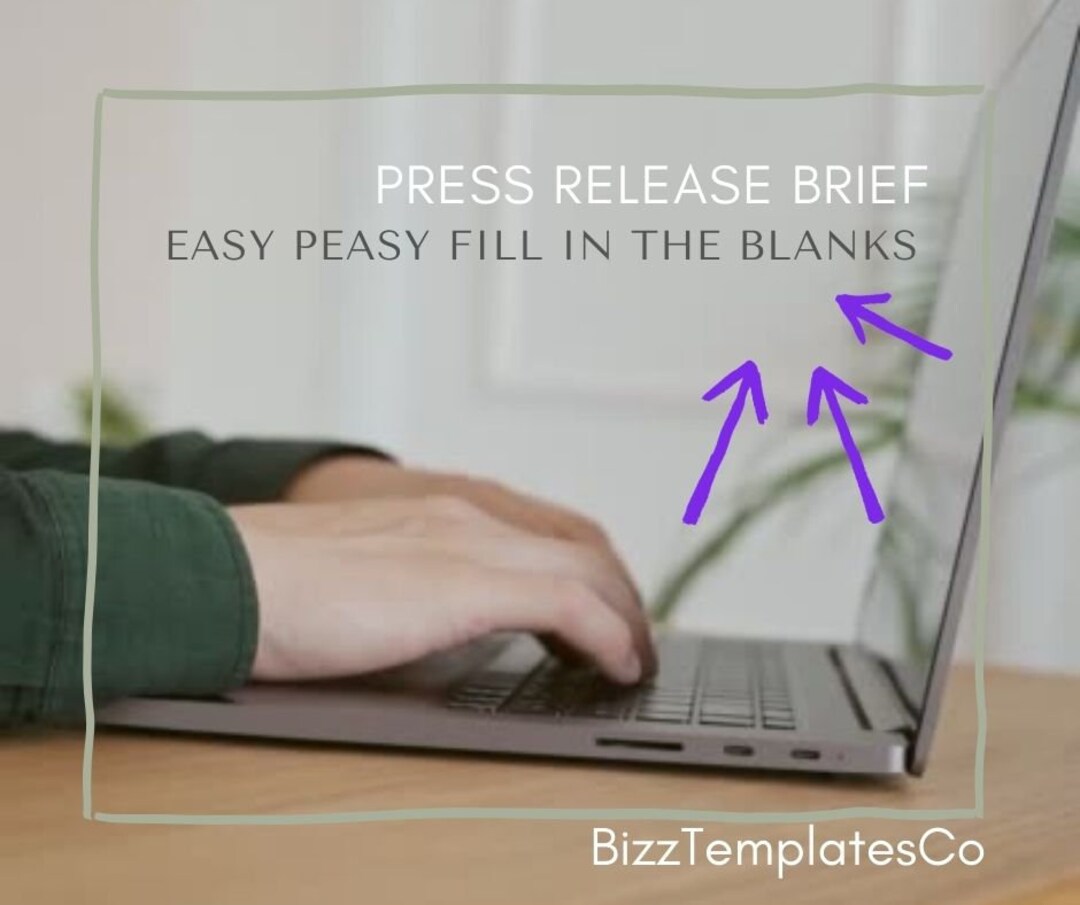 Press Release Brief Template - Etsy