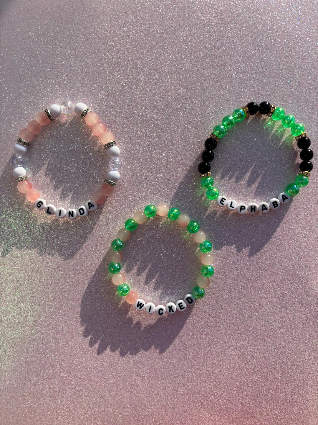 Wicked-inspired Bracelet Collection Glinda, Elphaba, and Wicked Jewelry ...