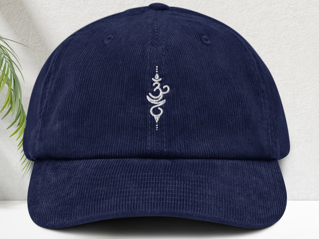 Breathe Symbol Hat Sanskrit Vintage Corduroy Hat - Etsy