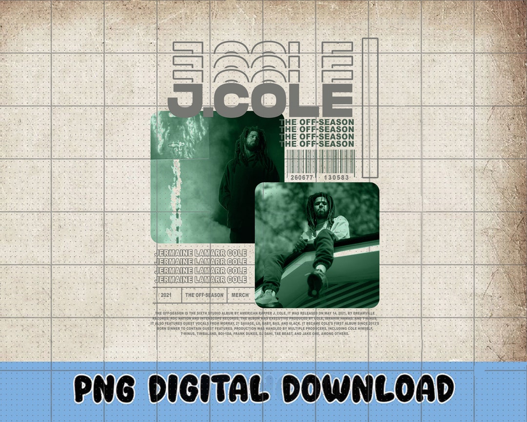 J. COLE Png, J. COLE T-shirt Design. PNG Digital Instant Download 300 ...