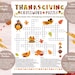 Thanksgiving Crossword Puzzle Game Printable for Kids and Adults ...