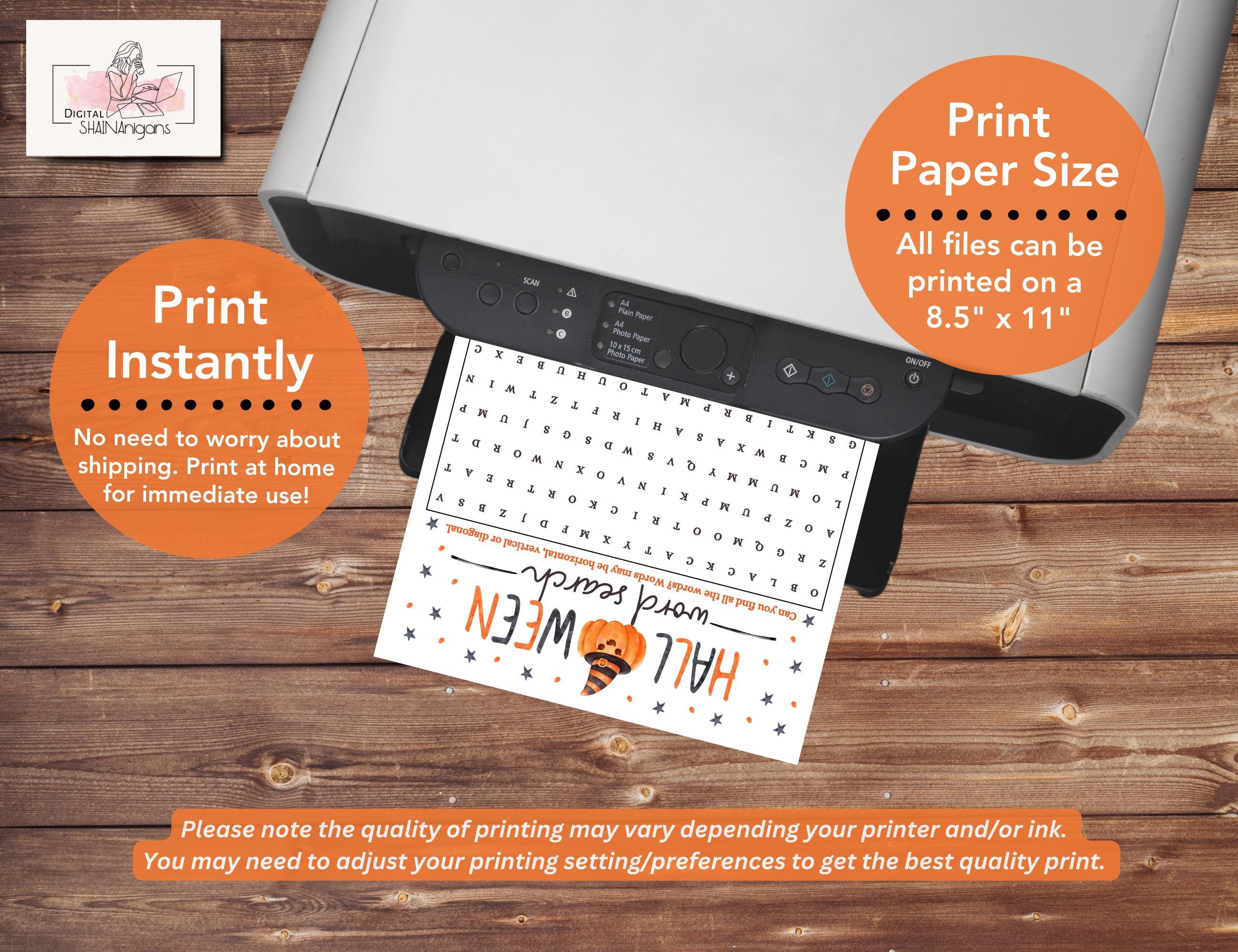 Halloween Word Search Game Printable for Kids and Adults, Halloween ...