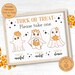 Very Demure Halloween Trick or Treat Sign, Halloween Printable Sign ...