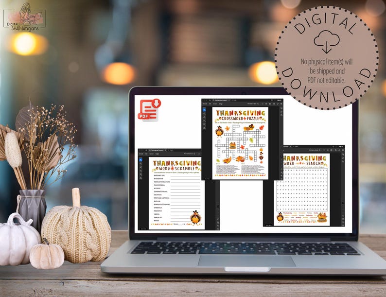 Thanksgiving 3 Game Bundle, Printable Thanksgiving Game, Thanksgiving ...