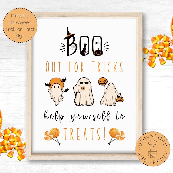 Halloween Help Yourself Signs - Etsy