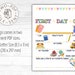Printable First Day of School Sign, Back to School Printable, School ...