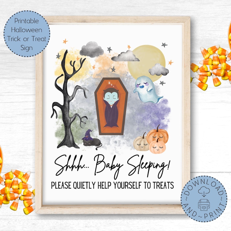 Baby Sleeping Sign - Etsy