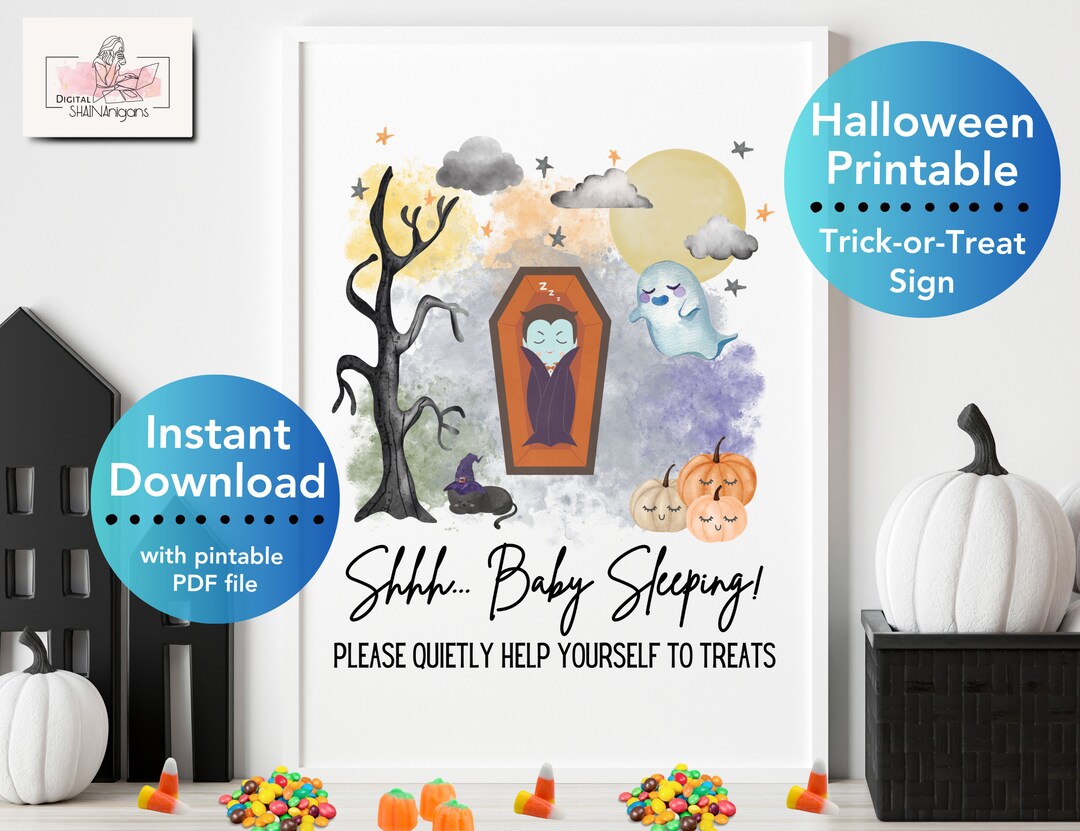 Shhh Baby is Sleeping Sign Please Quietly Help Yourself to - Etsy