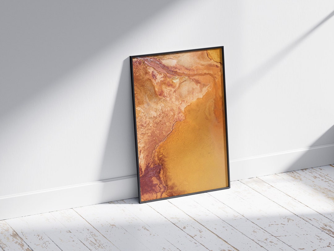 Desertification Abstract Wall Art Modern Wall Art Art Flea Market Boho ...