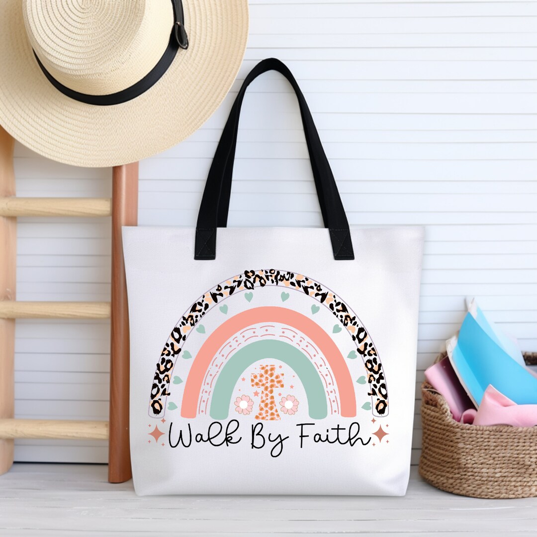 Christian Tote Bag | Faith Tote Bag | Jesus Bag | Shoulder Bag | Prayer ...