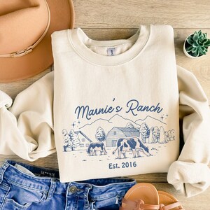 Marnie's Ranch Sweatshirt, Cozy Gamer Girl Hoodie, Gift for Him and Her ...