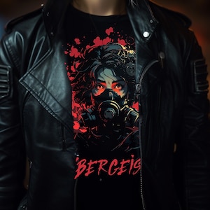 Cyberpunk Gas Mask Geisha Shirt, Cyberpunk 2077 Cyberpunk Shirt ...