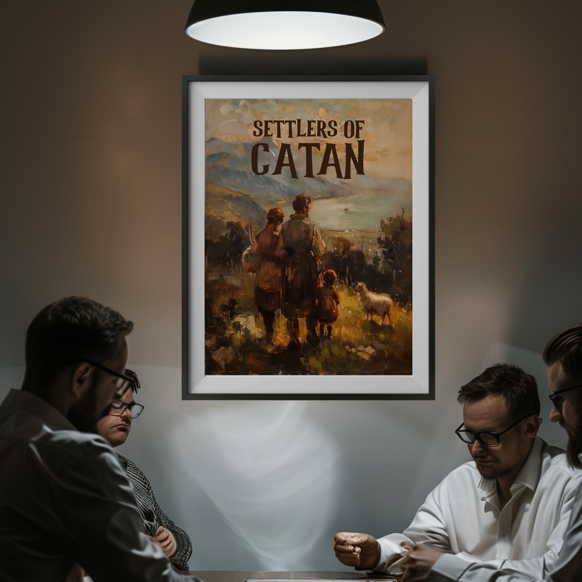Settlers of Catan Board Game Poster, Family Board Game Top Classic Euro ...
