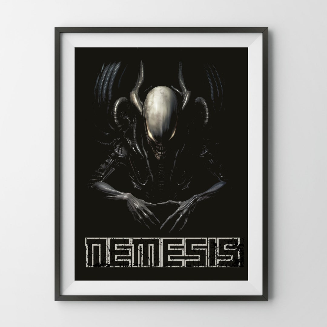 Nemesis Board Game Poster, Aliens Xenomorph Scifi Lockdown Ripley ...