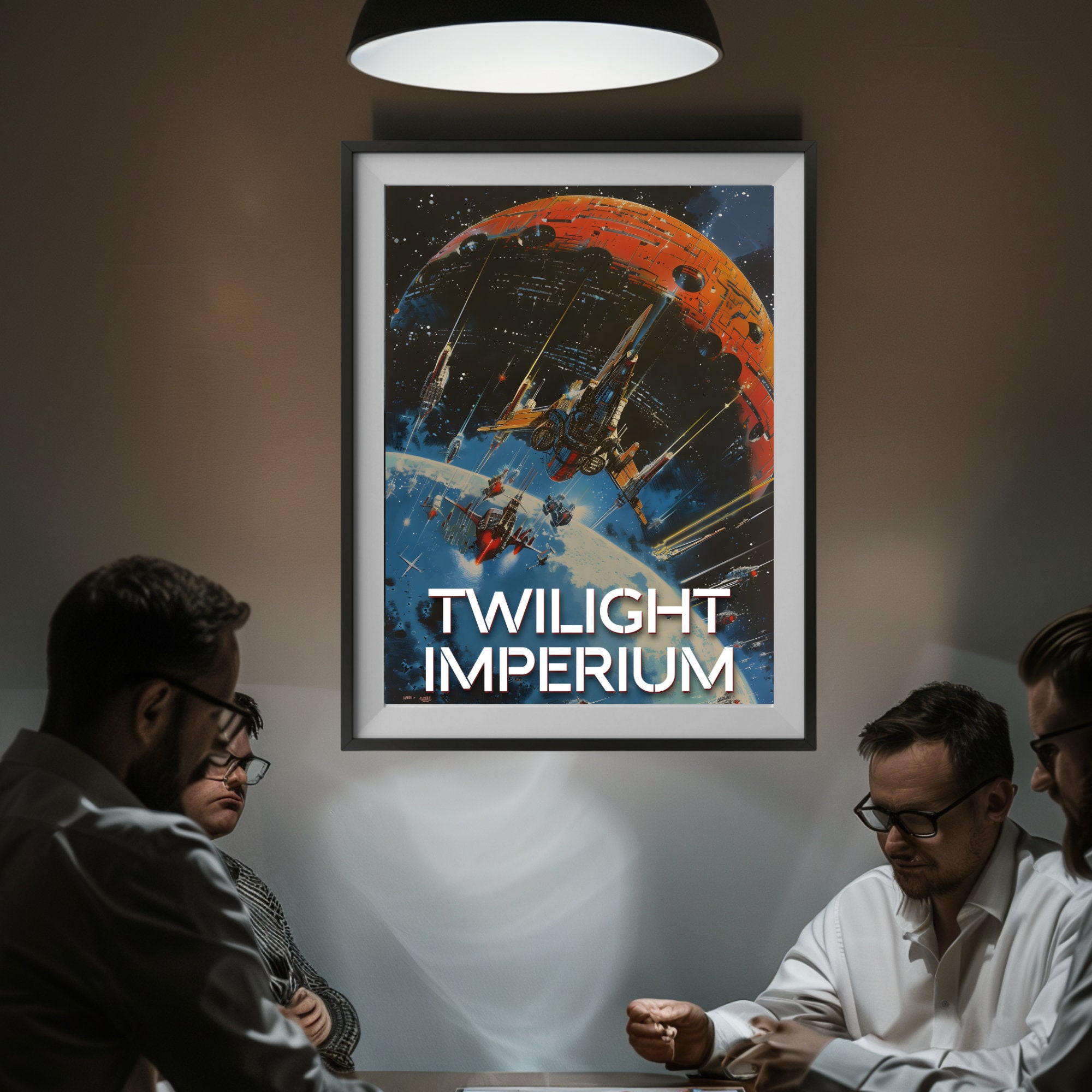 Twilight Imperium Board Game Poster, Scifi Science Fiction Space Board ...