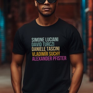Board Game Designer Shirt, Simone Luciani David Turczi Daniele Tascini ...